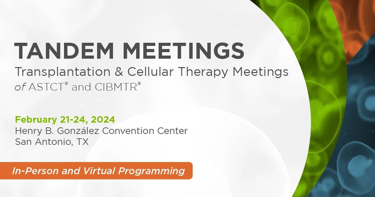 Tandem Meetings Transplantation & Cellular Therapy Meetings - Cryoport ...