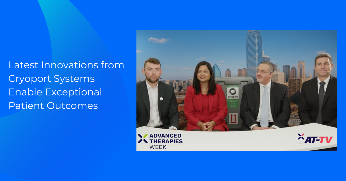 Thank You! Watch Video: Latest Innovations from Cryoport Systems Enable ...