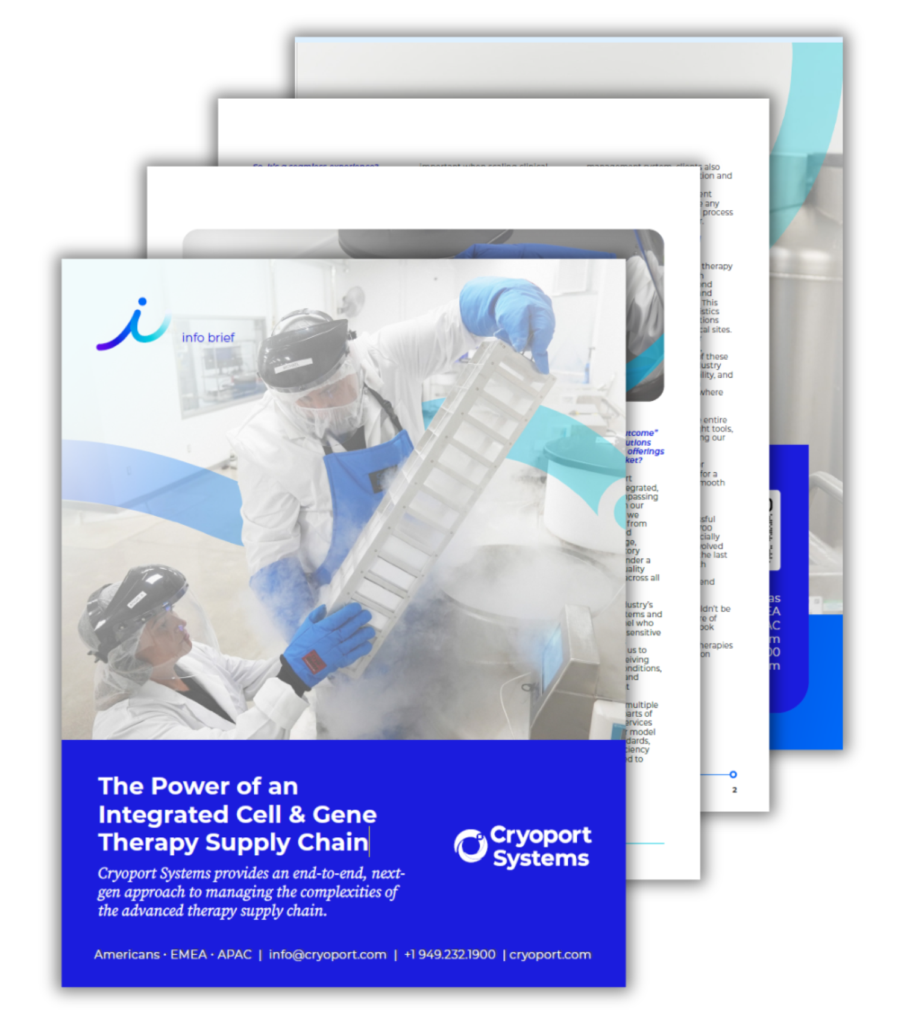 Thank You! Download Info Brief The Power of an Integrated Cell & Gene ...